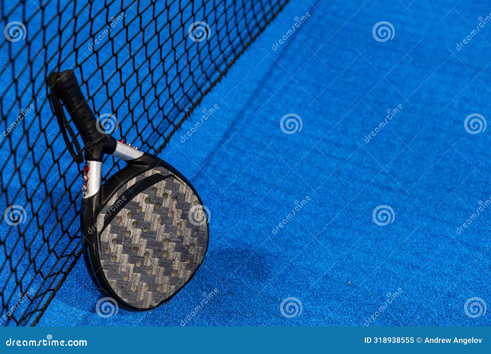 Paddle Tennis Objects and Court. Stock Image - Image of play, exercise ...