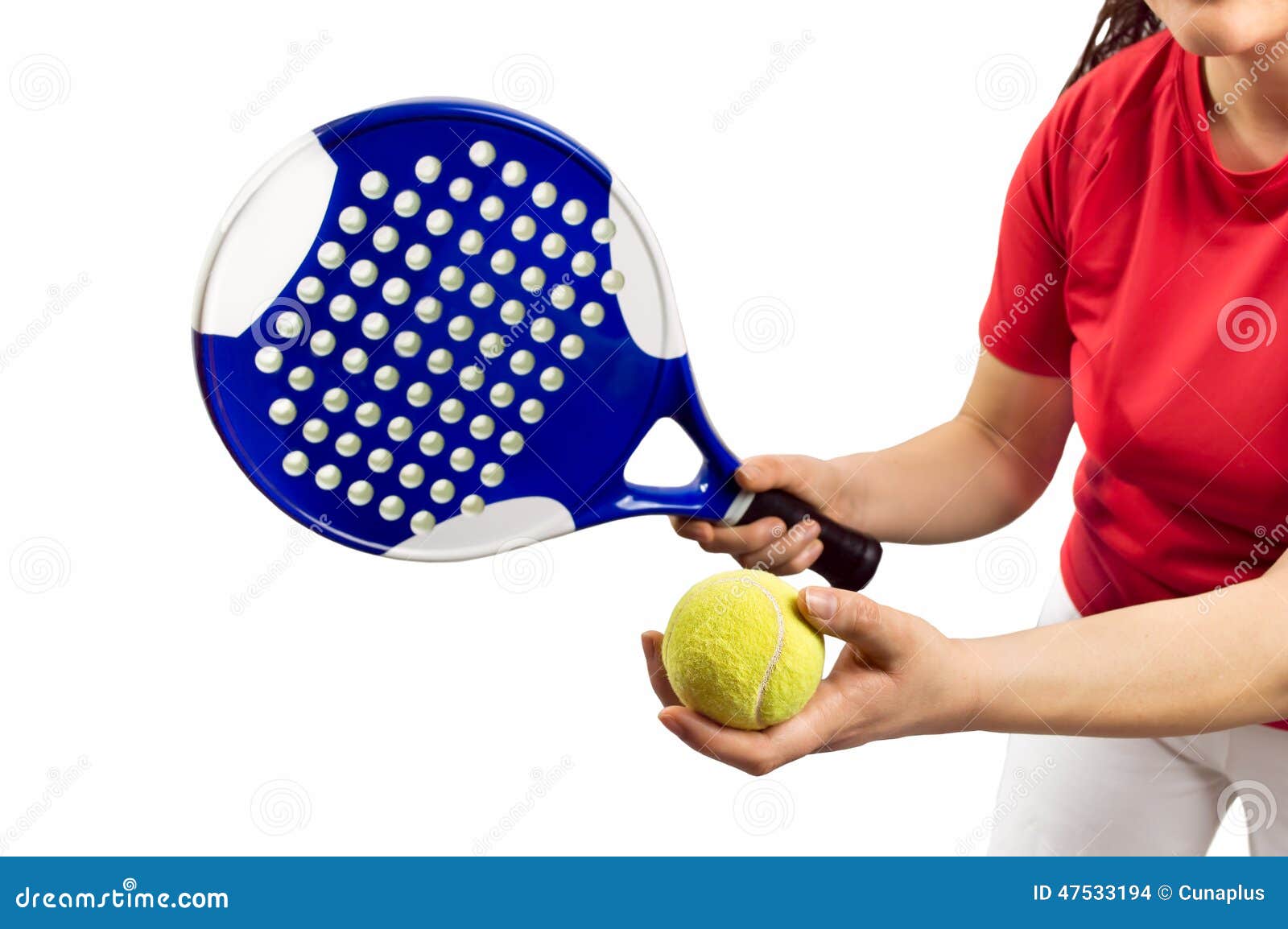 Paddle tennis service stock photo. Image of hitting, sportswoman - 47533194