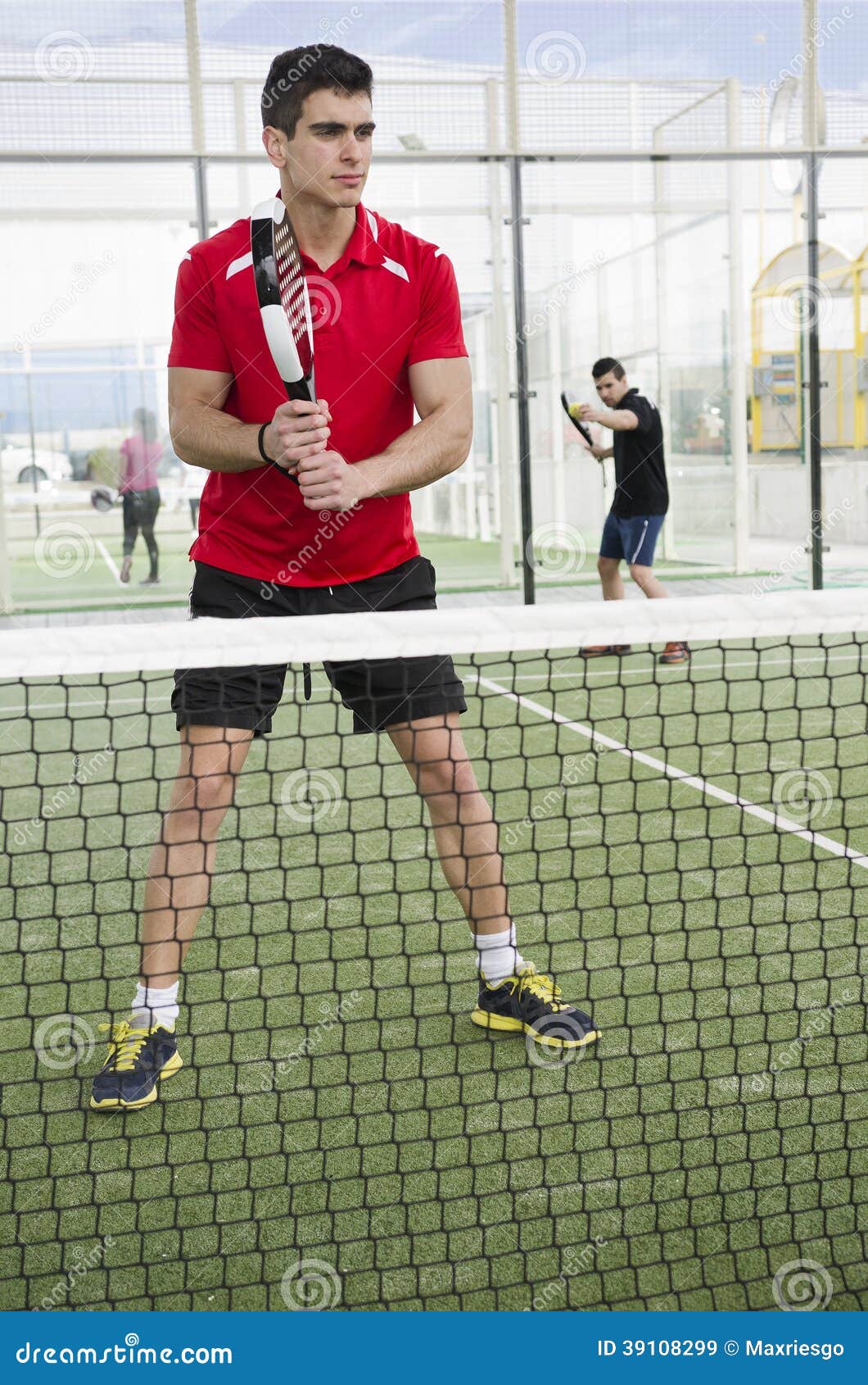Paddle tennis team stock image. Image of playing, recreation - 39108299