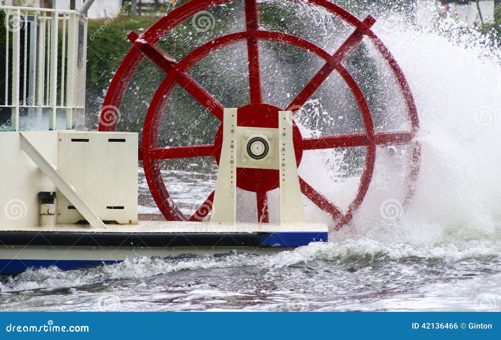 Paddle wheel stock photo. Image of spray, wheel, rotational - 42136466