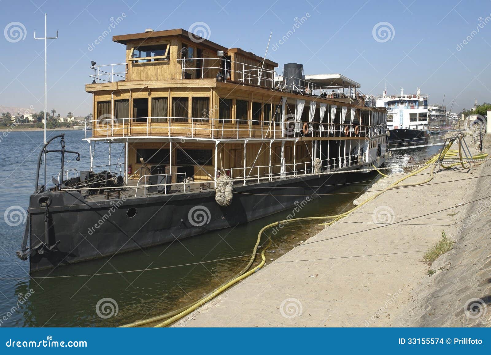 Paddle wheel steamer stock photo. Image of pier, ferry - 33155574