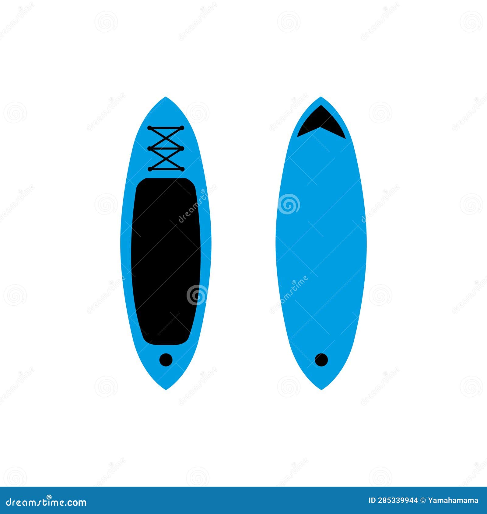 Paddleboard 3 stock vector. Illustration of vector, paddleboard - 285339944