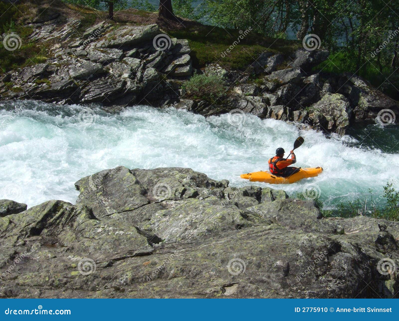 Paddler stock photo. Image of paddler, kayak, stream, water - 2775910