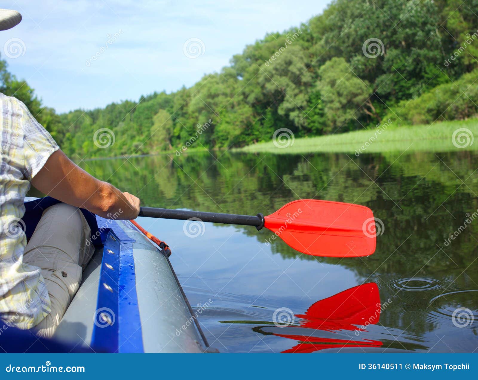 Paddles for White Water Rafting Stock Image - Image of control ...
