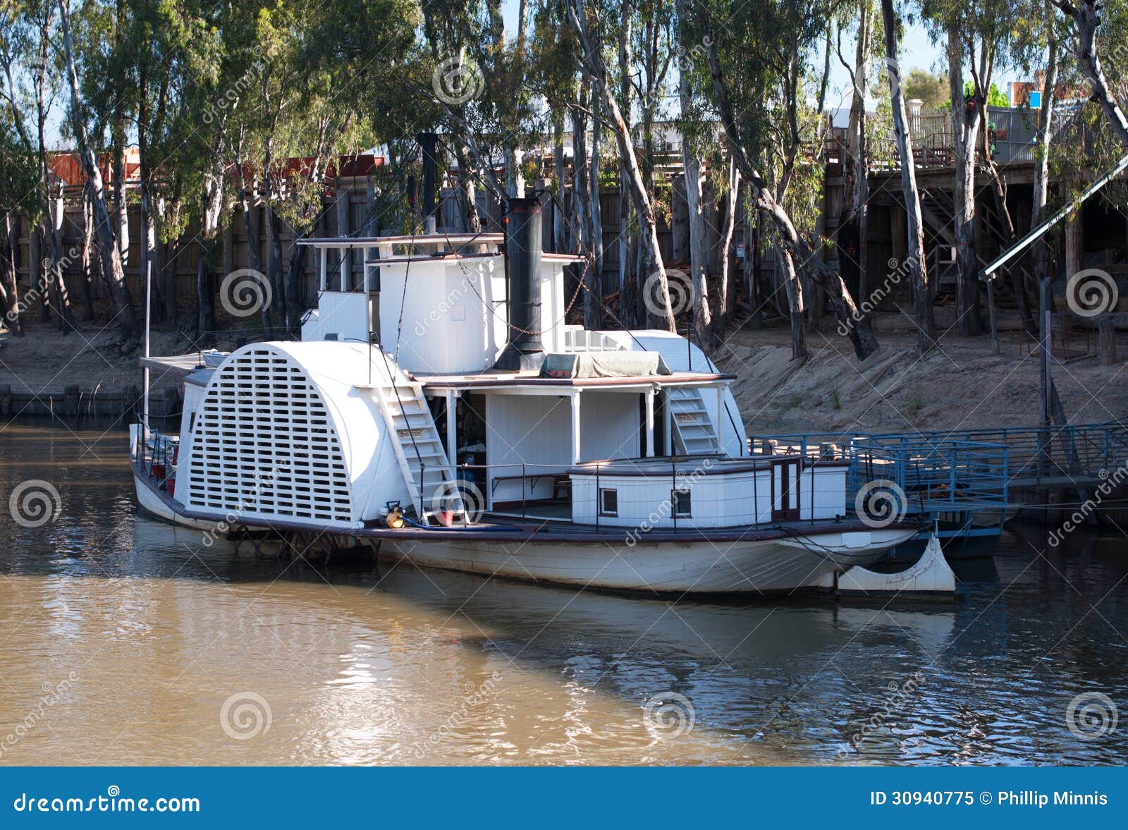 Paddlewheeler stock image. Image of river, tourist, paddlewheeler ...