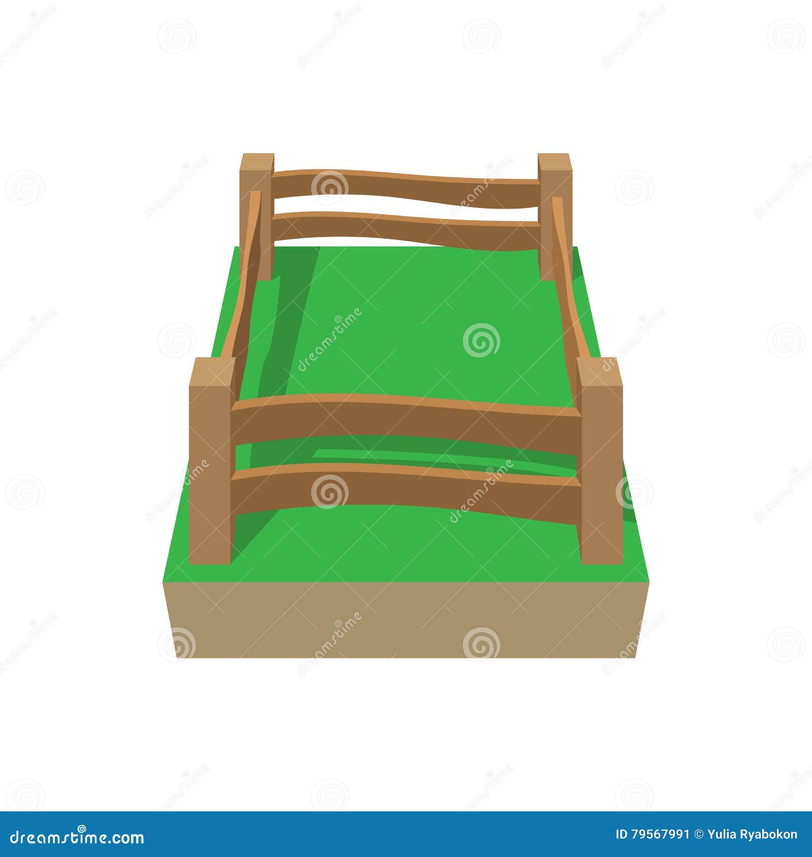 Paddock Cartoon Icon Royalty-Free Stock Photography | CartoonDealer.com ...