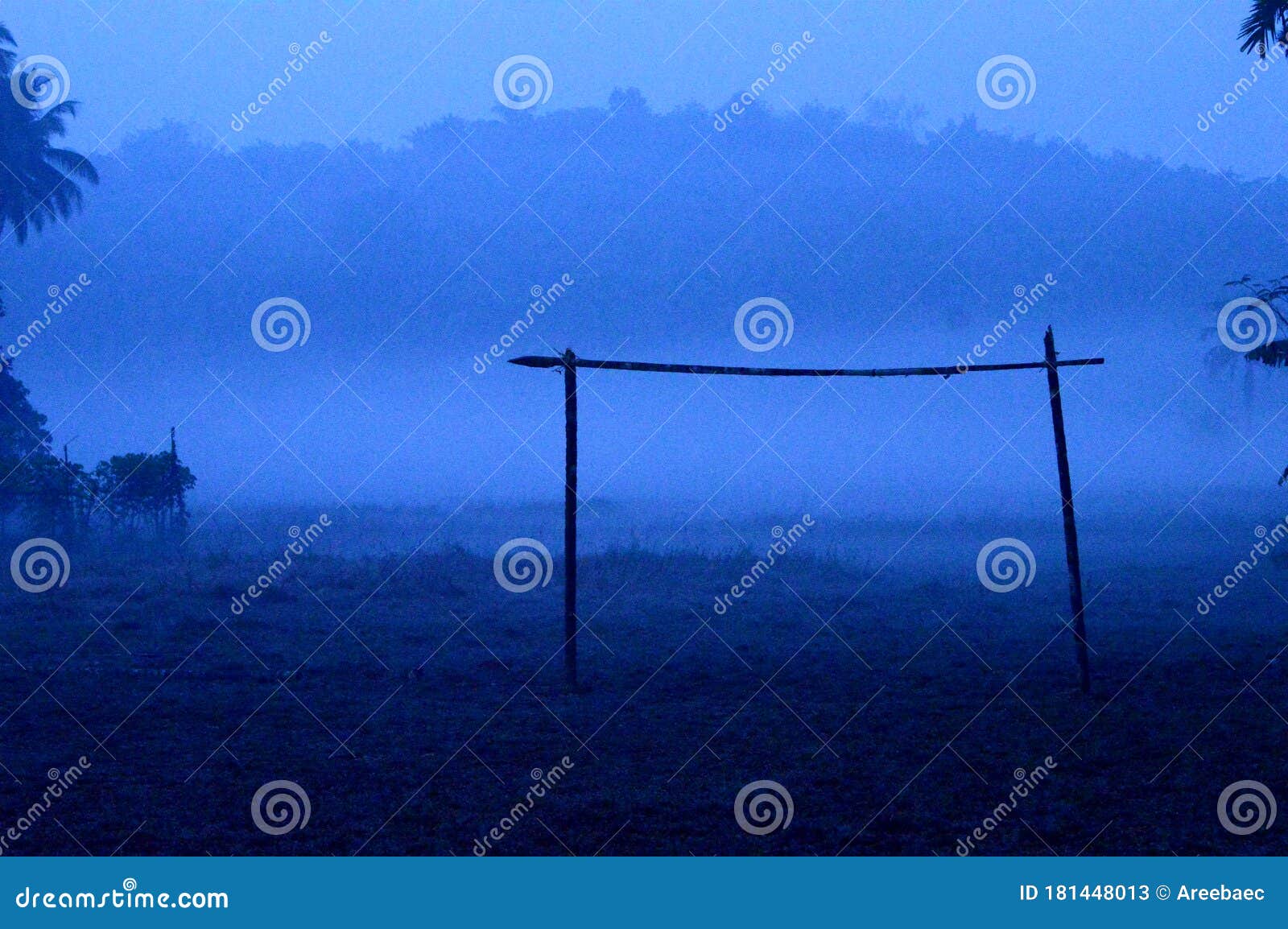 Paddy field morning click stock image. Image of horizon - 181448013