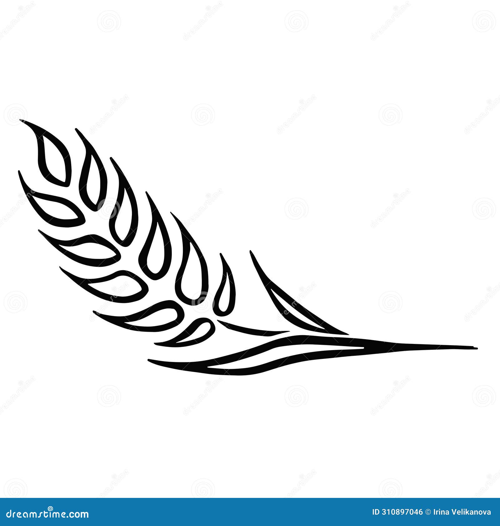 Paddy Icon in Dark Color and Transparent Background. Vector ...