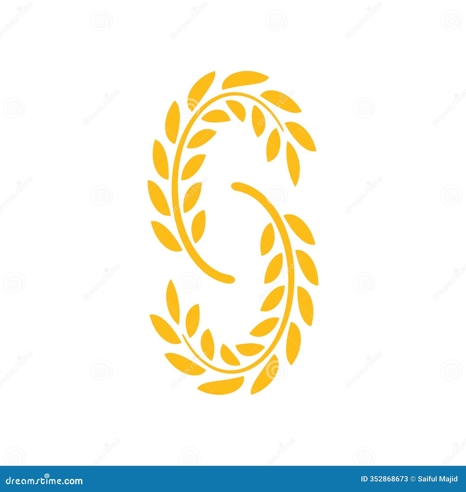 Paddy Logo Template Icon stock illustration. Illustration of design ...