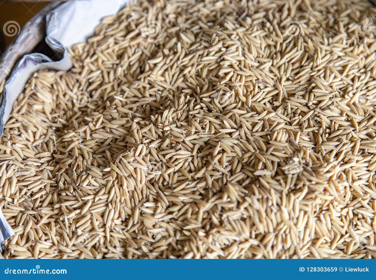 Paddy Rice Texture for Background Stock Image - Image of closeup ...