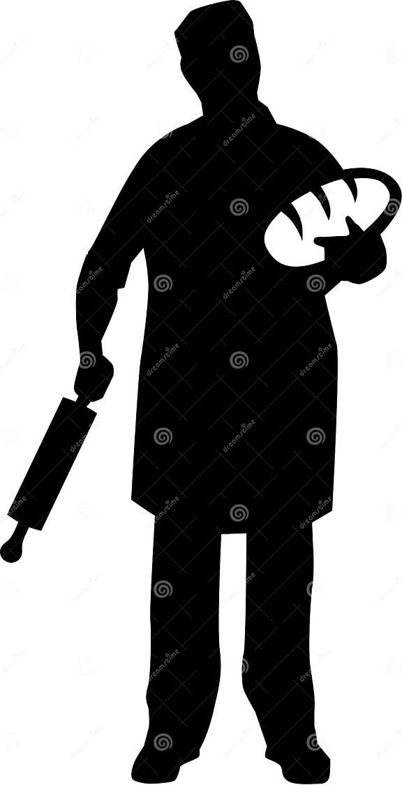 Padeiro Bakery ilustração do vetor. Ilustração de padaria - 73874545