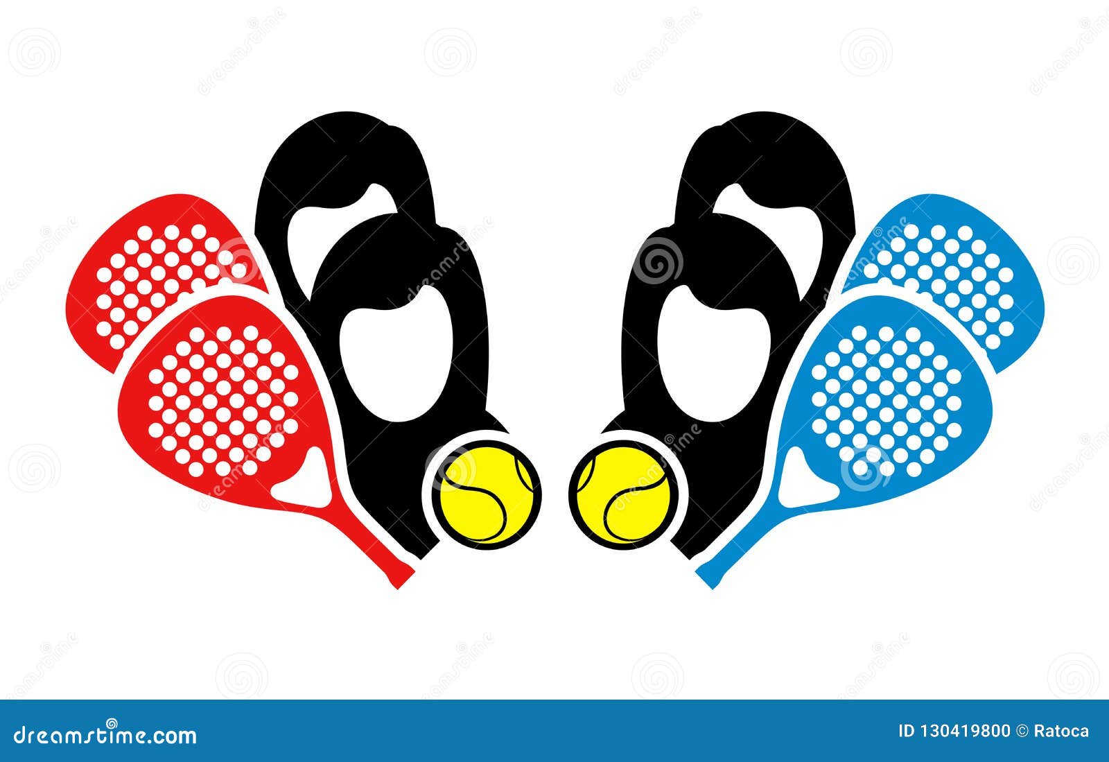 Padel match icon stock vector. Illustration of court - 130419800