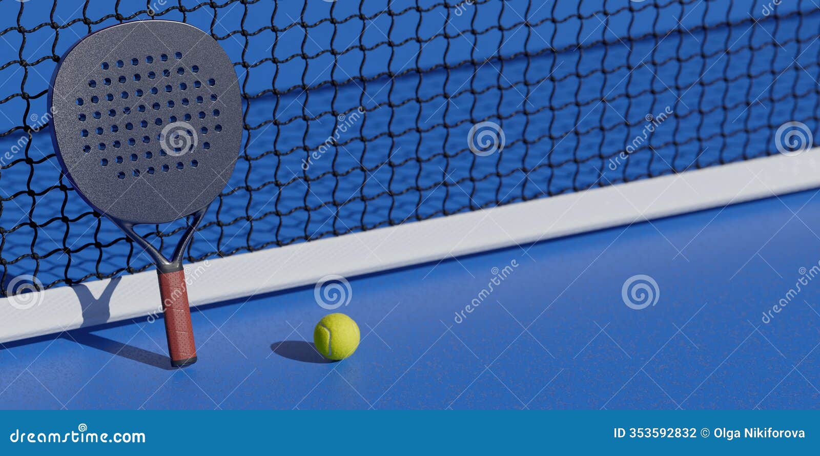 Padel Racket Illustration | CartoonDealer.com #111253202