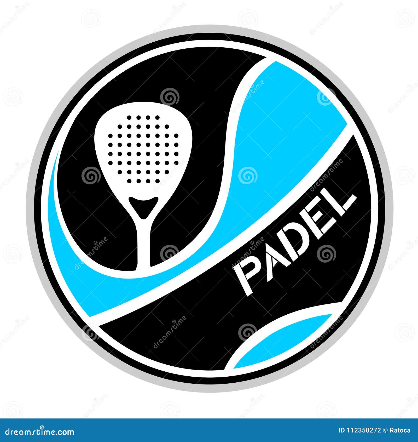 Padel symbol design stock vector. Illustration of symbol - 112350272