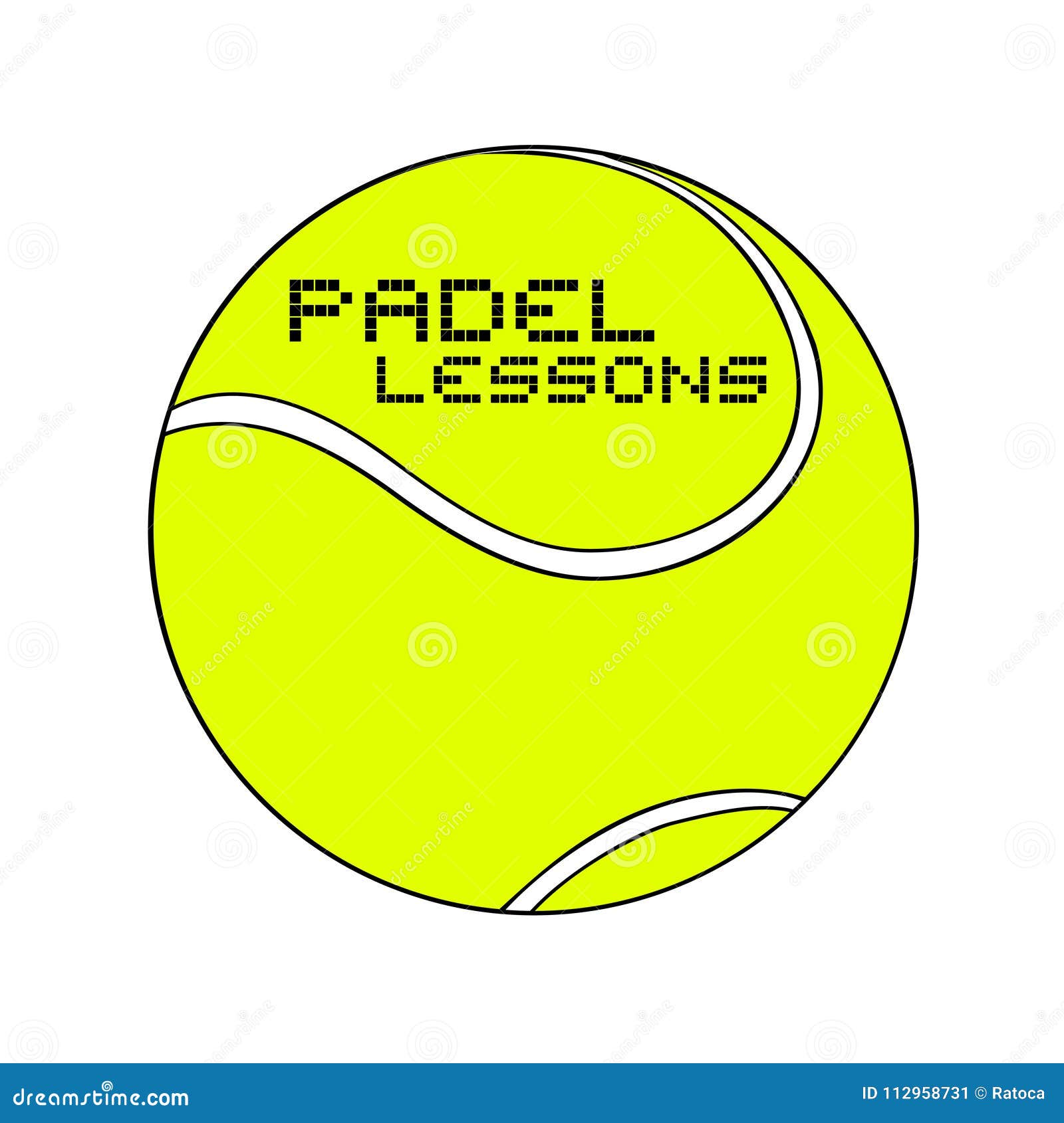Padel symbol design stock vector. Illustration of white - 112958731