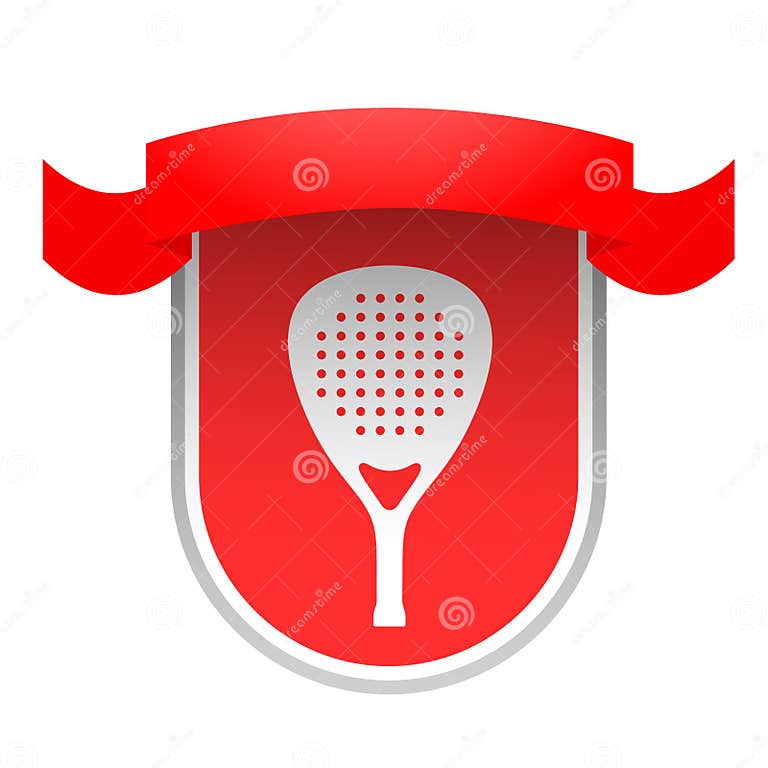 Padel symbol design stock vector. Illustration of action - 113578229