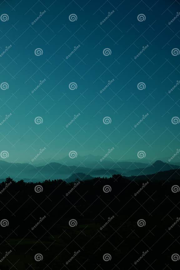 Padi Valley Mountain view stock photo. Image of light - 218385332