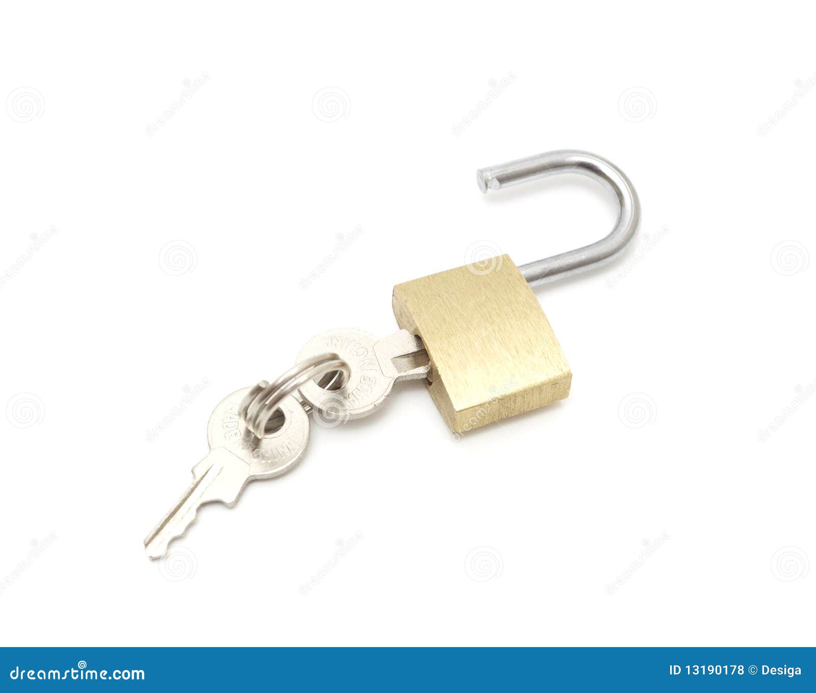 Padlock stock photo. Image of isolated, detail, metallic - 13190178