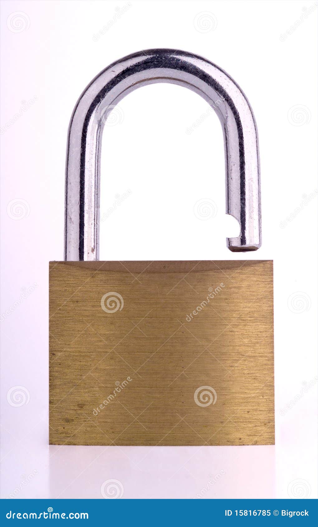 Padlock stock image. Image of unlock, lock, gate, rust - 15816785