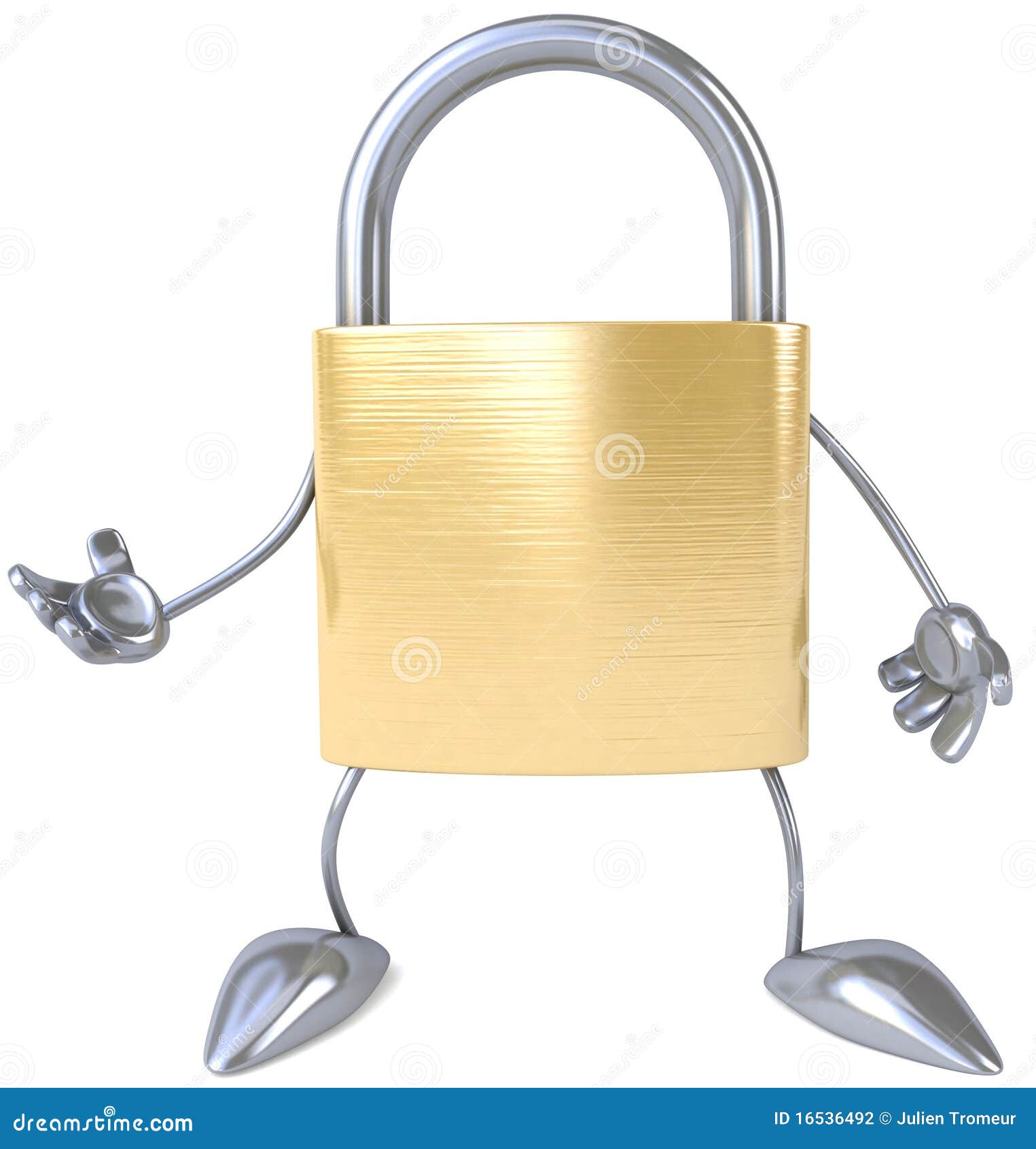 Padlock stock illustration. Illustration of internet - 16536492