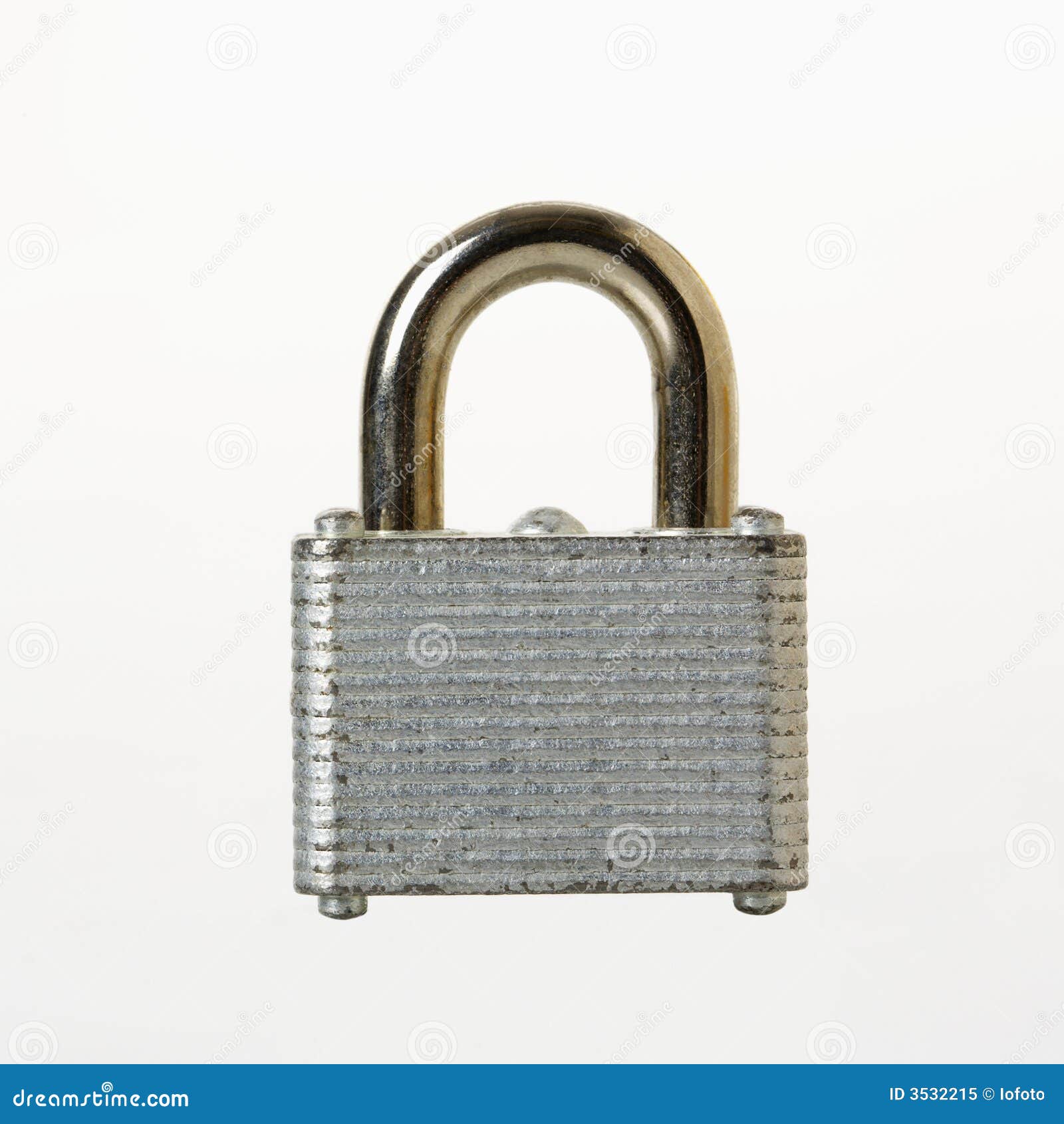 Padlock. stock image. Image of white, shot, background - 3532215