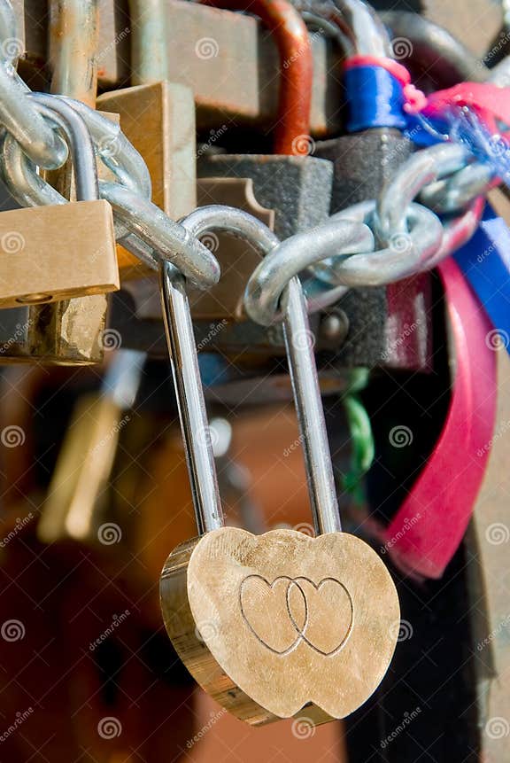 Padlock stock image. Image of metal, affectionate, family - 37535619
