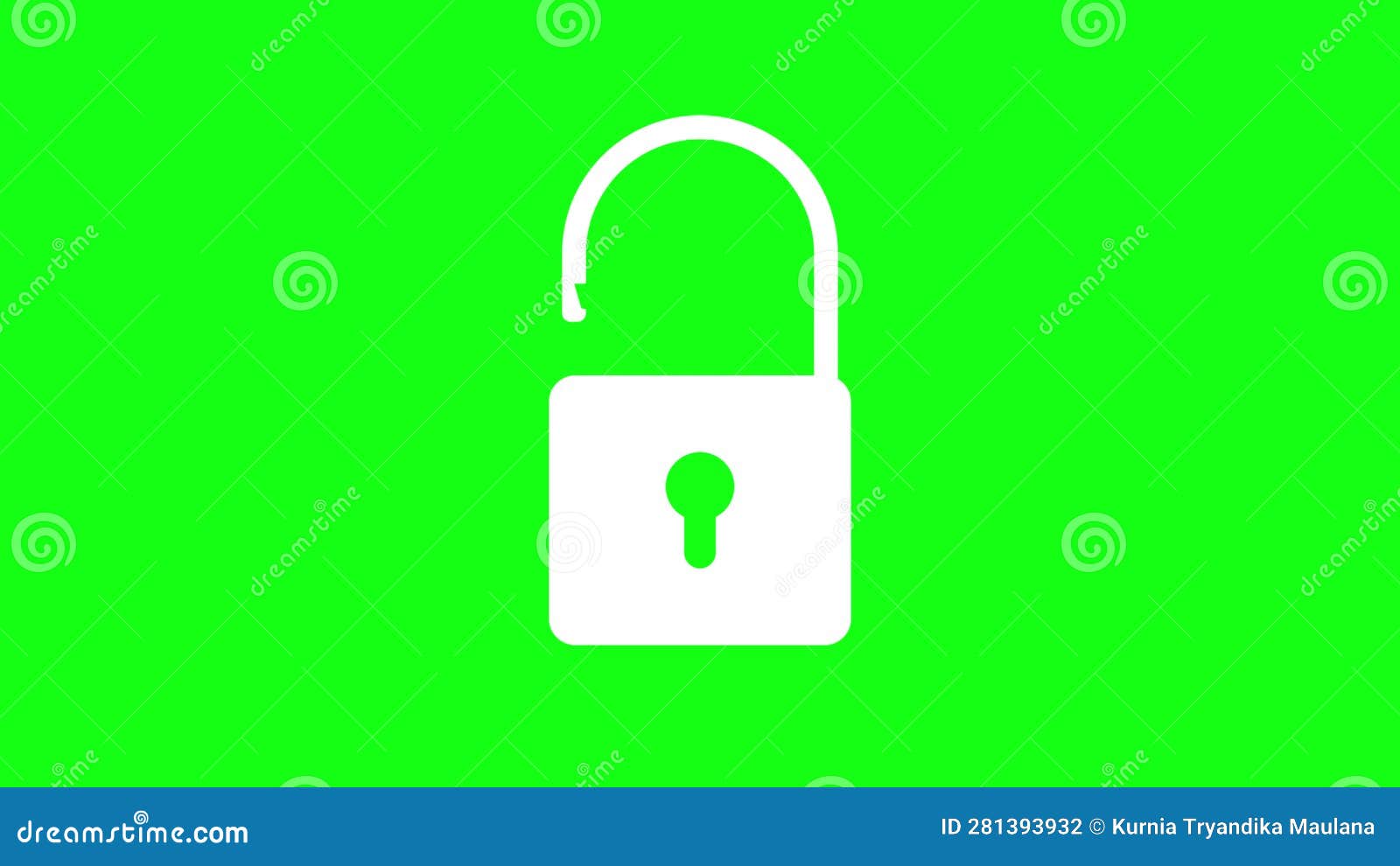 Padlock Animation Padlock Green Screen Home Security Lock Stock Footage ...