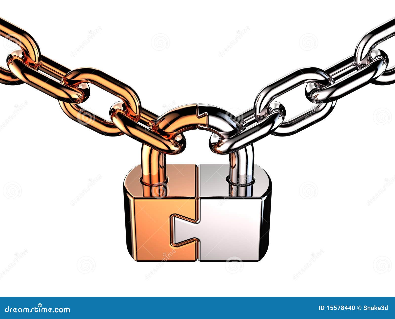 Padlock as puzzle (Hi-Res) stock illustration. Illustration of sliding ...