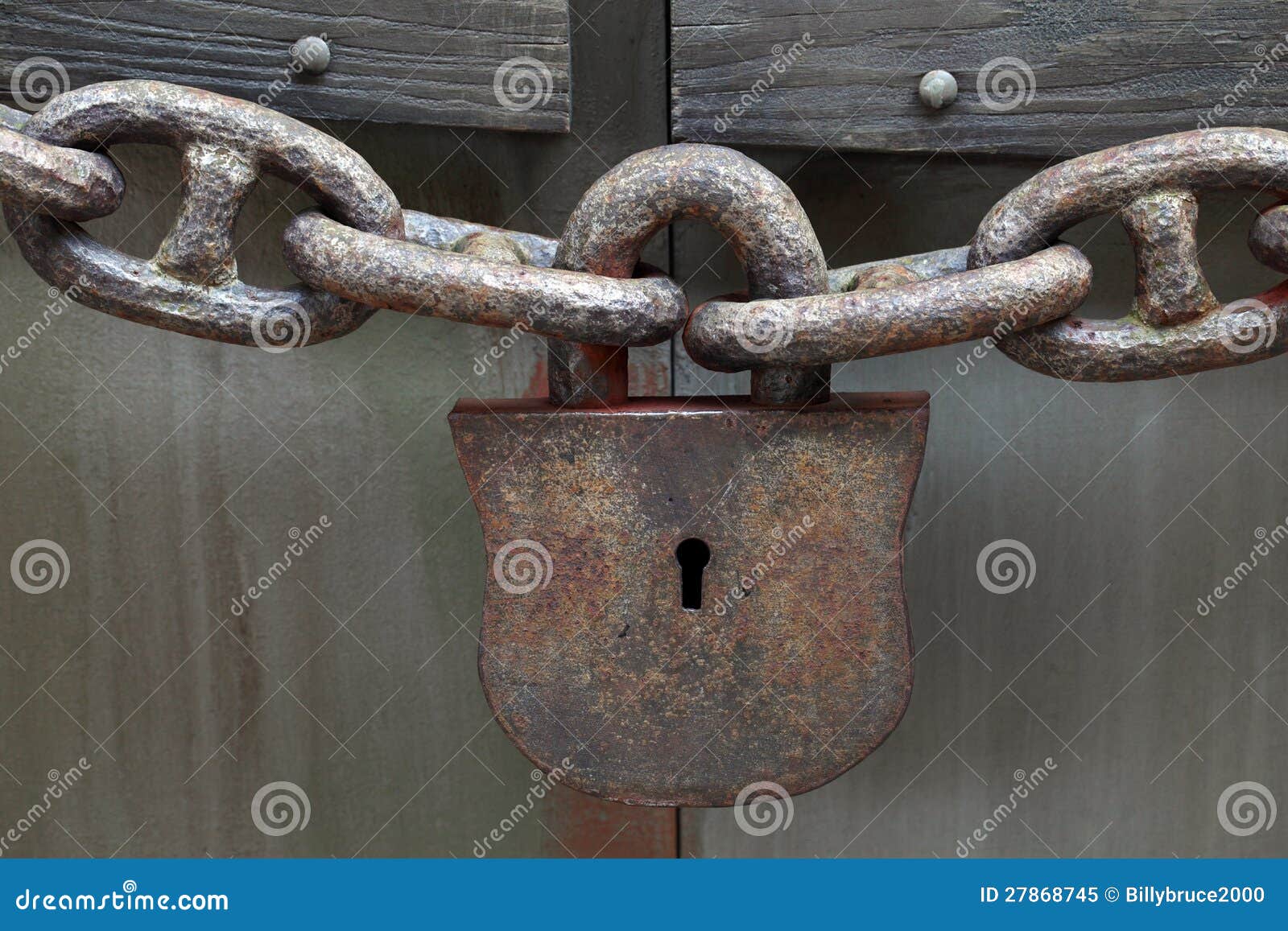 Padlock and Chain stock image. Image of chain, padlock - 27868745