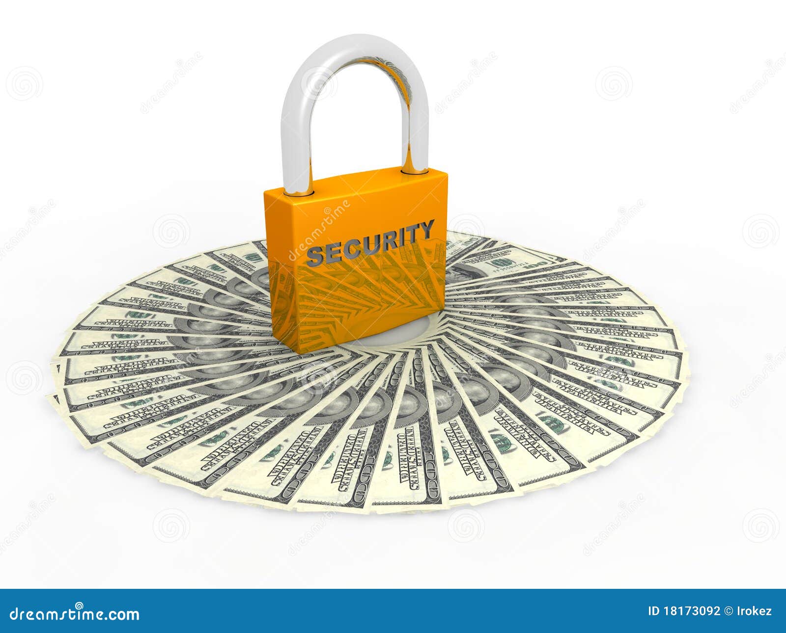 Padlock concept stock illustration. Illustration of isolated - 18173092