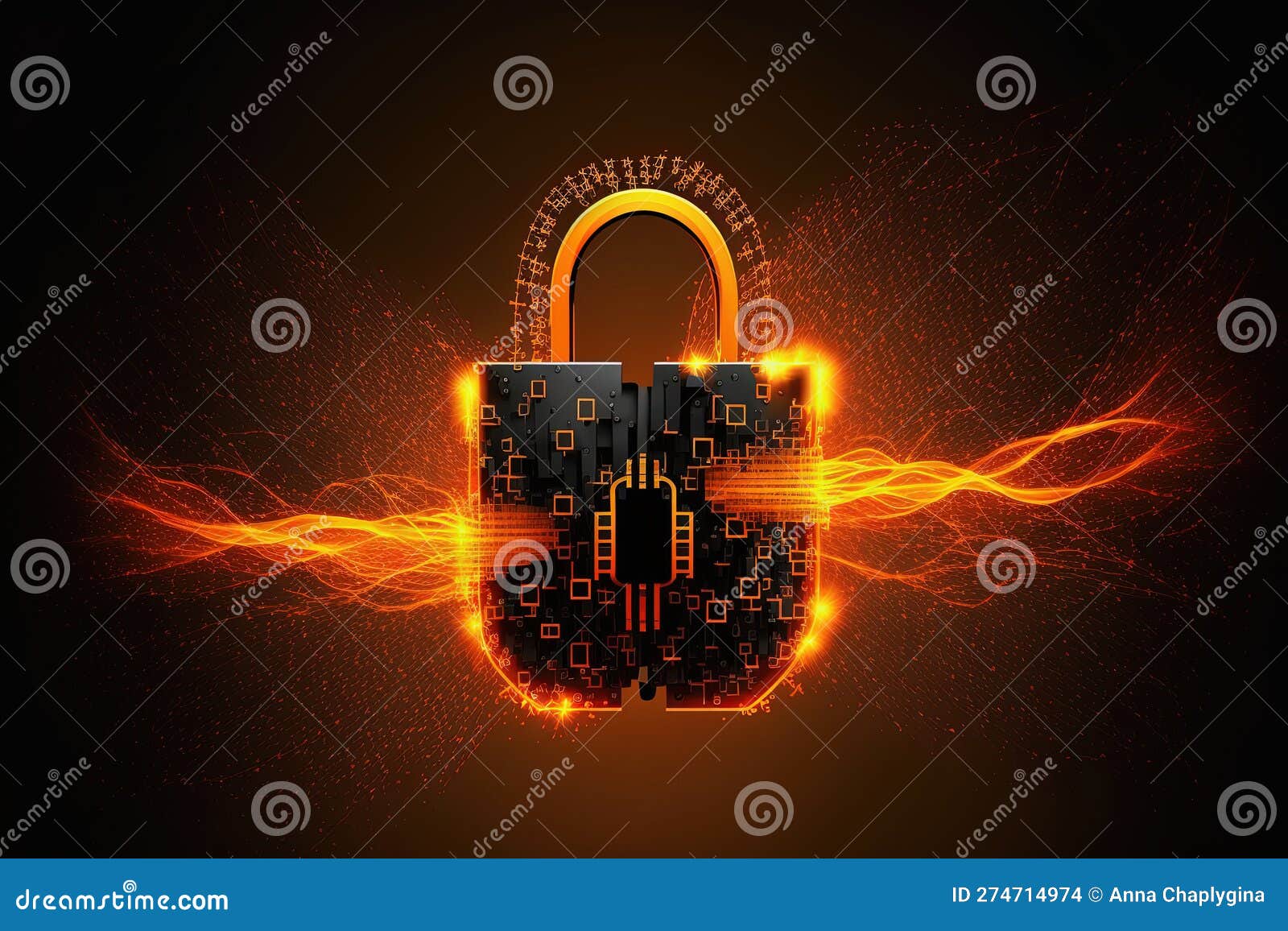 Cyber Attack, Abstract Hi Speed Internet Technology Red Background with ...