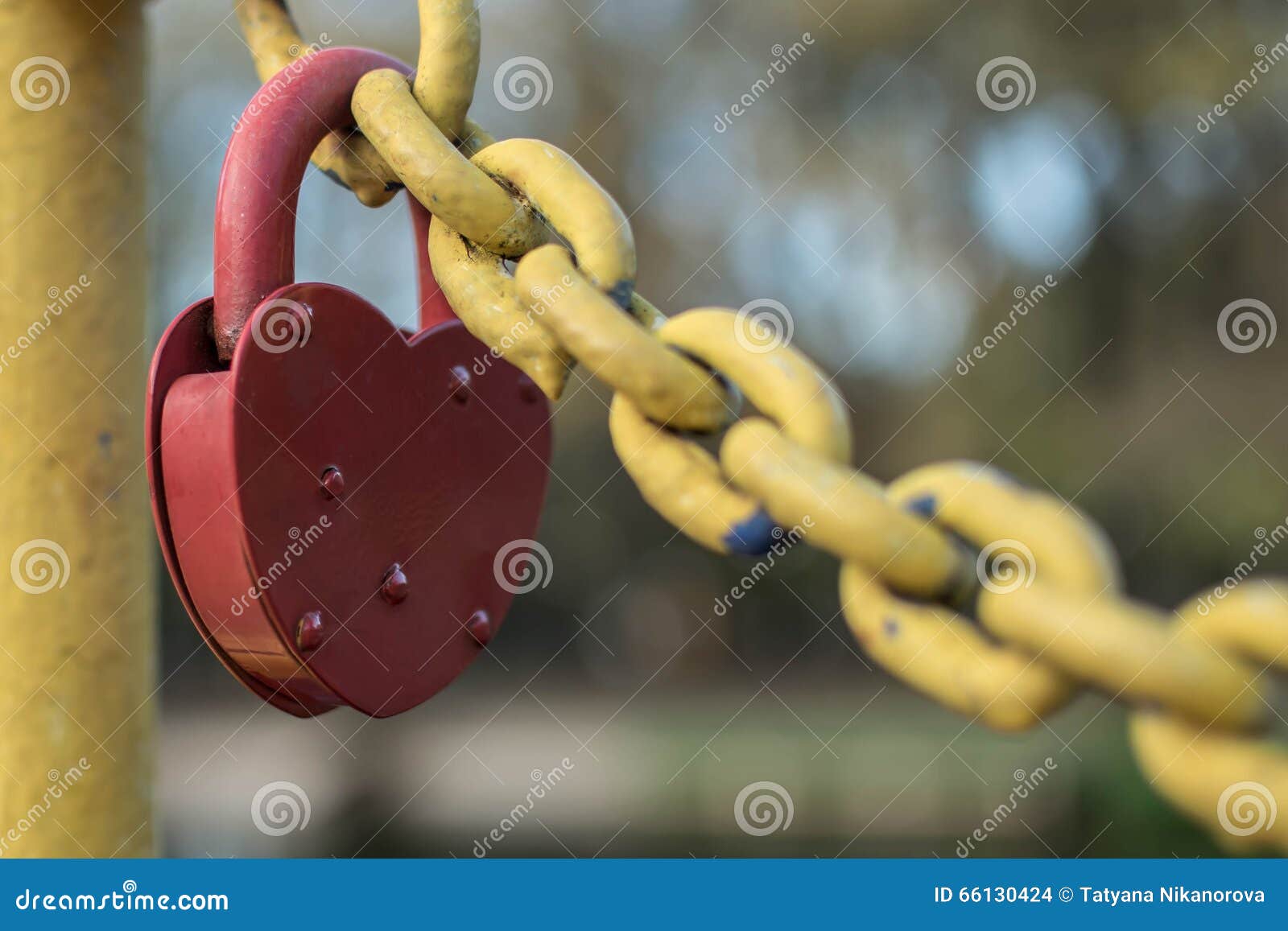 Padlock stock photo. Image of memories, railing, holiday - 66130424