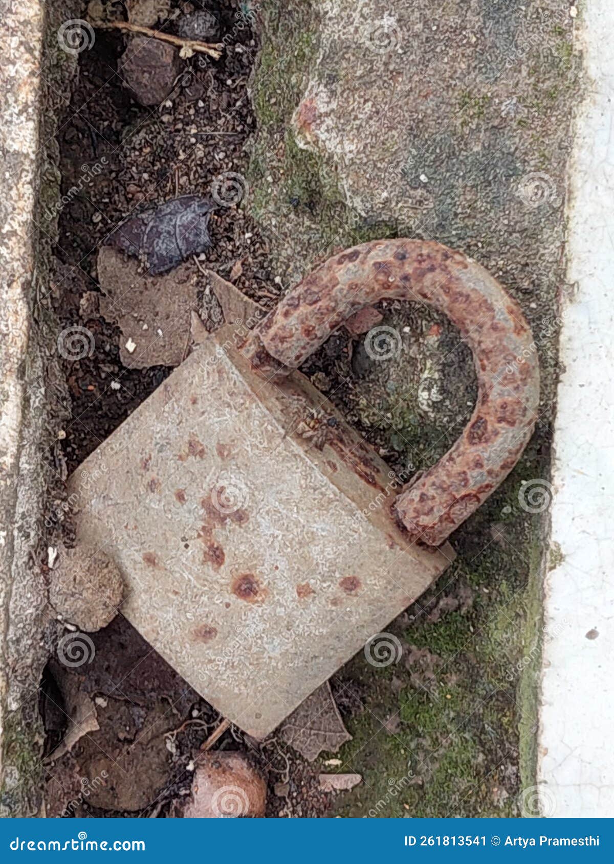 A Padlock that Has Rusted Due To Oxidation from Oxygenor Air Stock ...