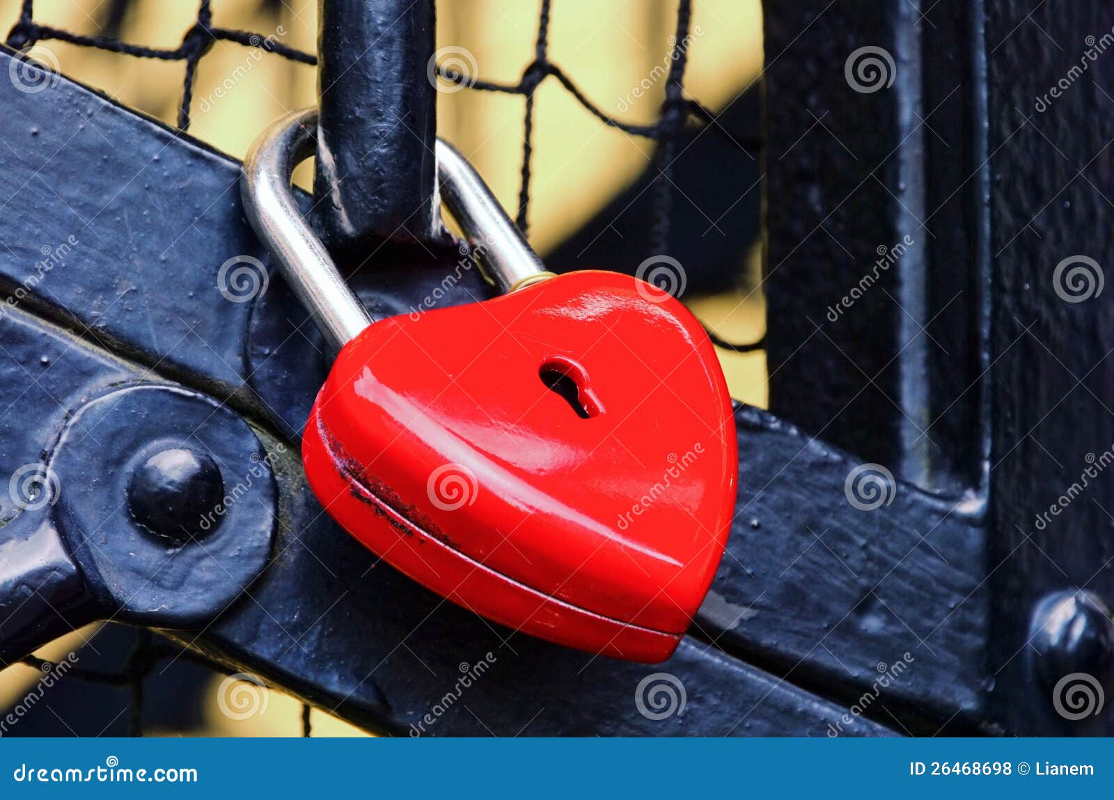 Padlock heart stock photo. Image of chain, heart, iron - 26468698
