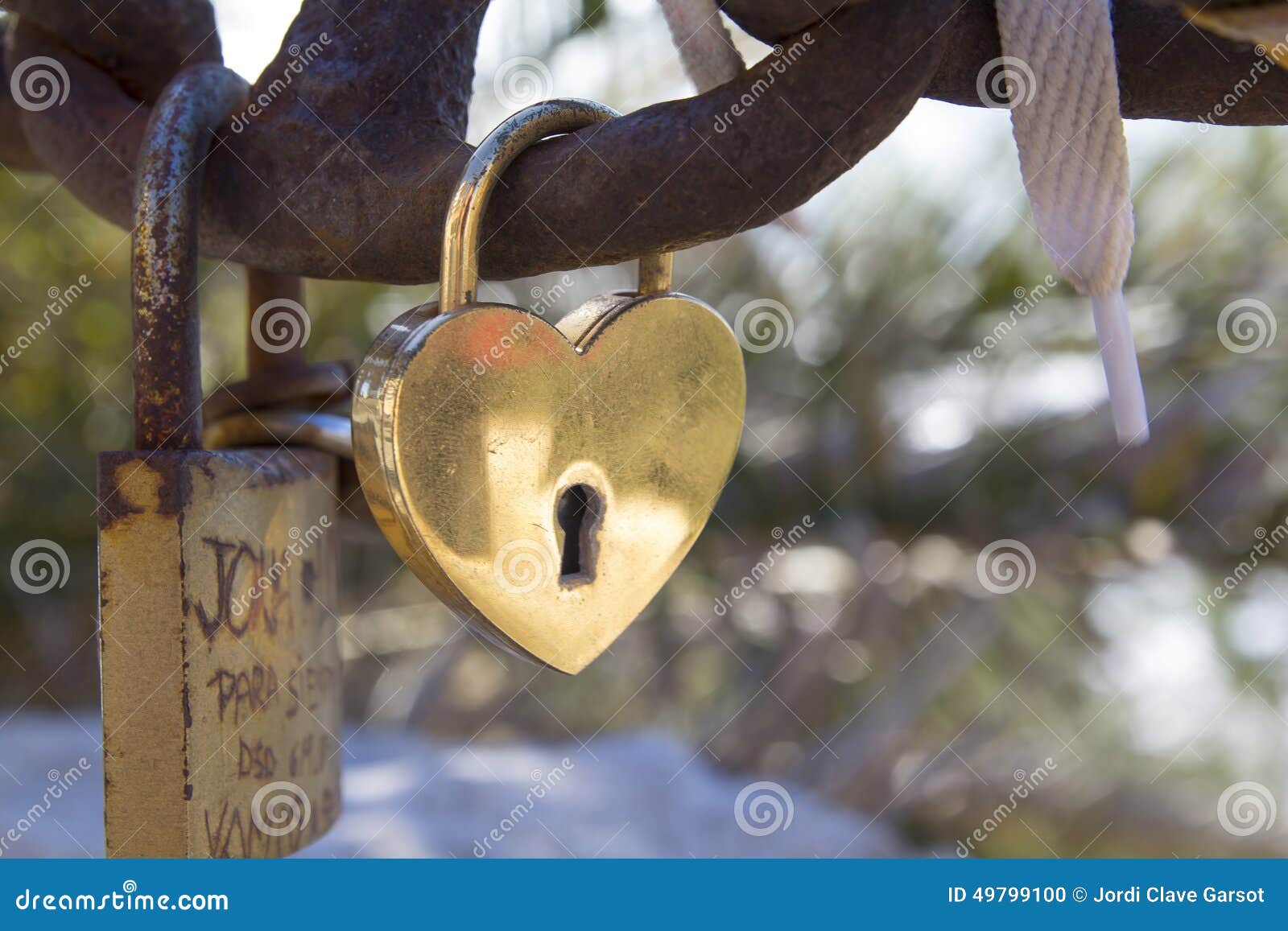 Padlock with a heart stock photo. Image of fidelity, romance - 49799100