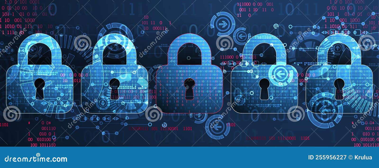 Padlock Icon.Ppersonal Data Security Illustrates Cyber Data or ...