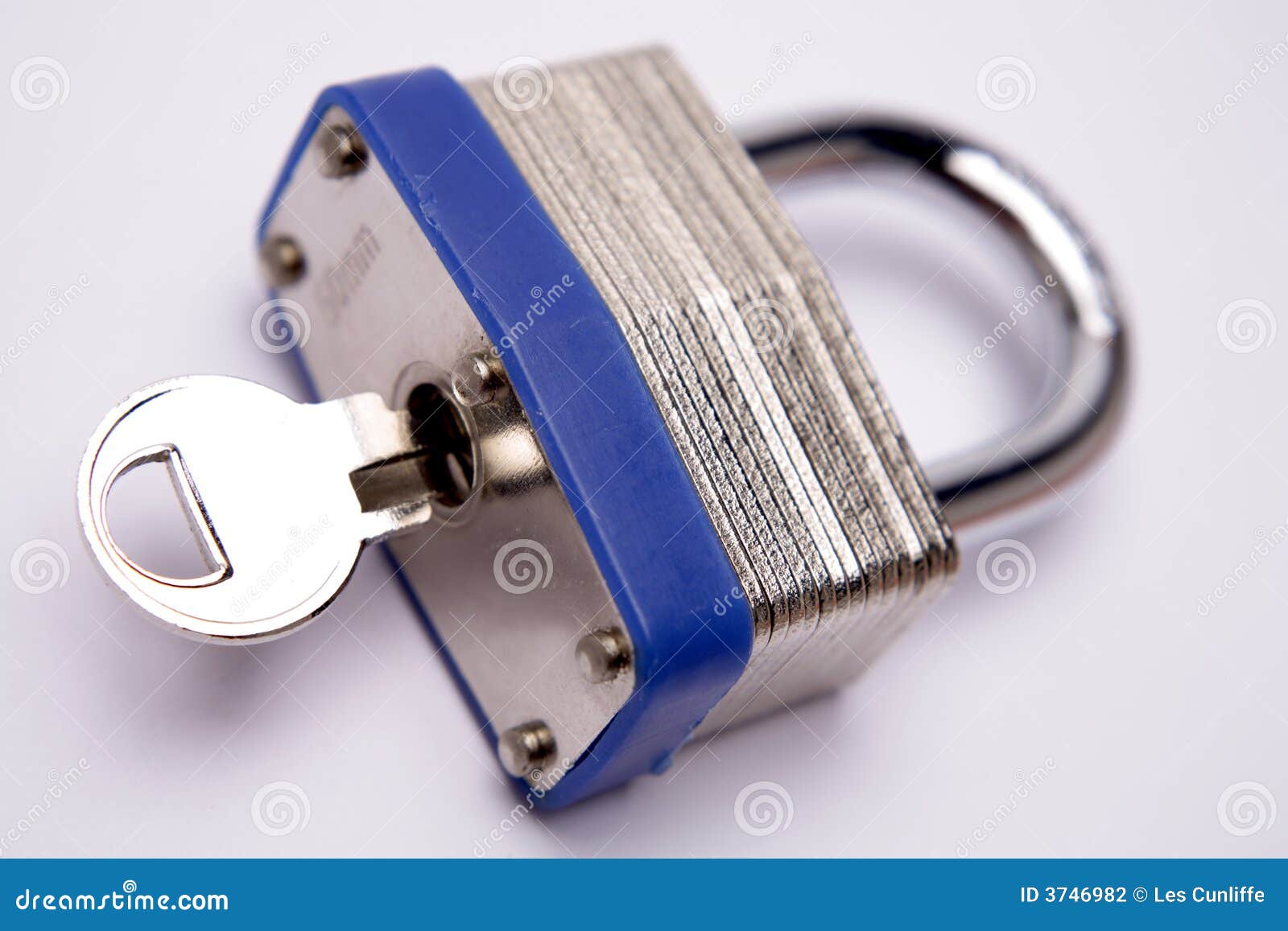Padlock & key stock photo. Image of padlock, access - 3746982