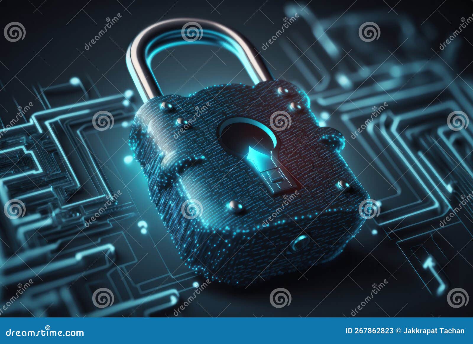 Padlock with Keyhole Icon in Personal Data Security Represents Cyber ... Padlock with Keyhole Icon in Personal Data Security Represents Cyber ...