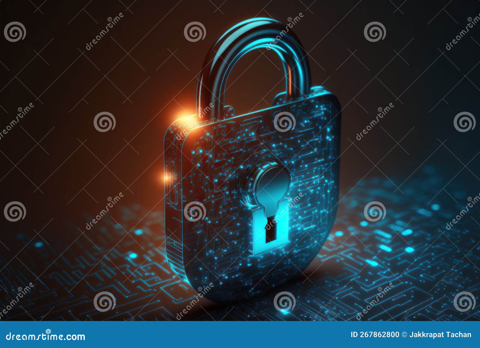 Keyhole Icon. Black Silhouette Lock Continuous Line Isolated On White ...