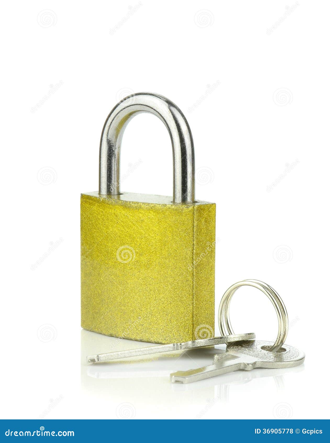 Padlock and Keys stock photo. Image of shiny, steel, strong - 36905778