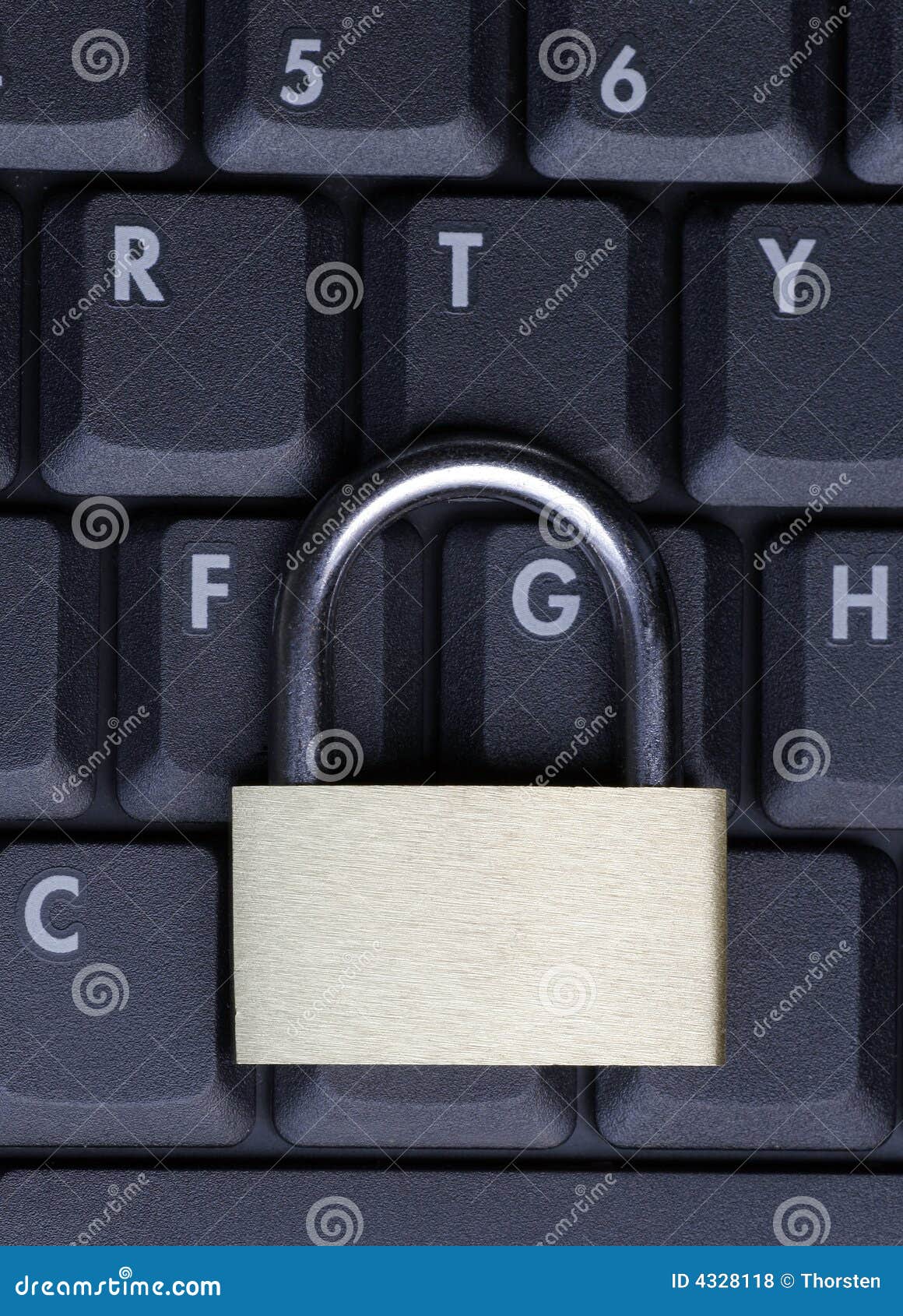 Padlock on Laptop stock photo. Image of vertical, laptop - 4328118