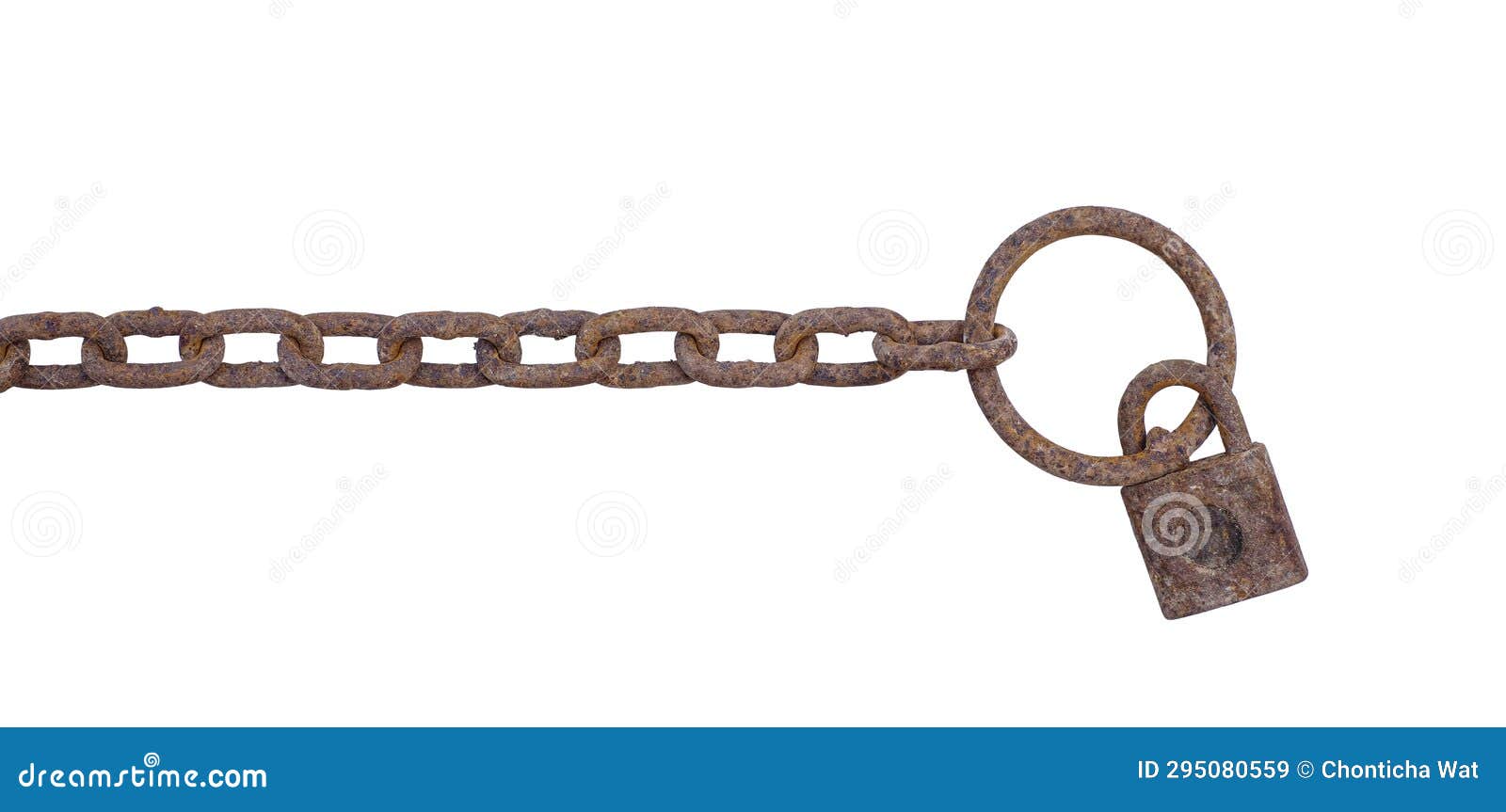 Padlock Metal Lock Crab And Three Keys Top View. Stock Photo ...