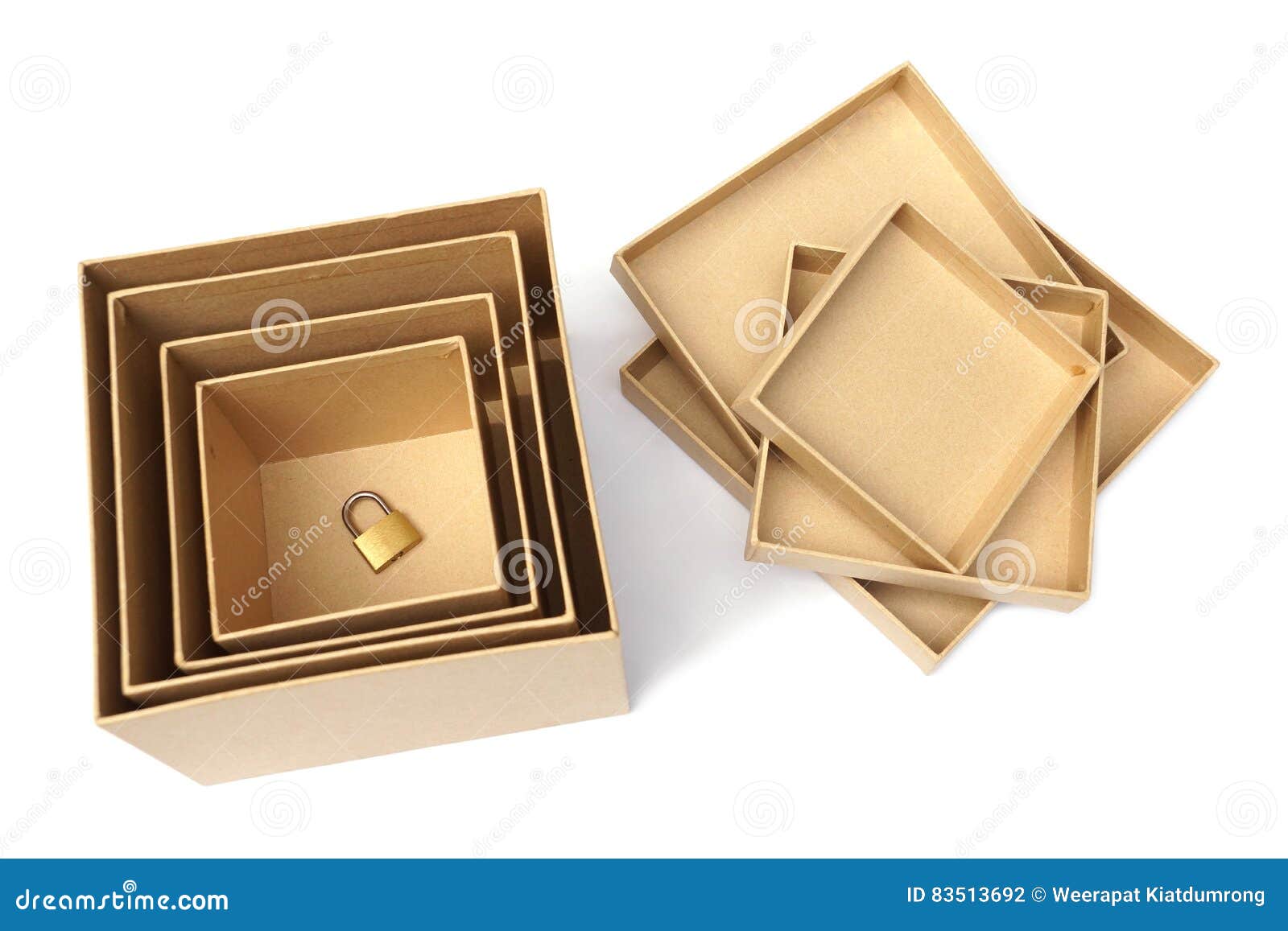 A padlock in secret boxes stock photo. Image of cover - 83513692