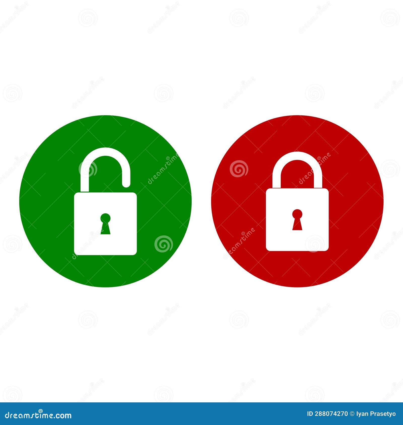Padlock - Security Icon Vector Illustration Stock Illustration ...