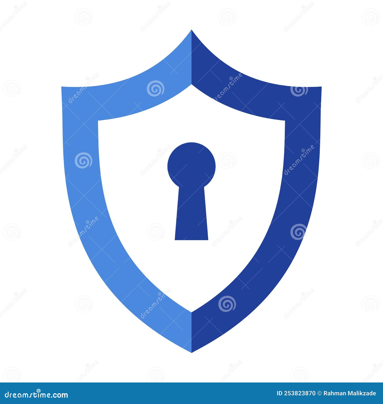 Padlock, Security or Safe Icon. Shield Check Mark Vector Illustration ...