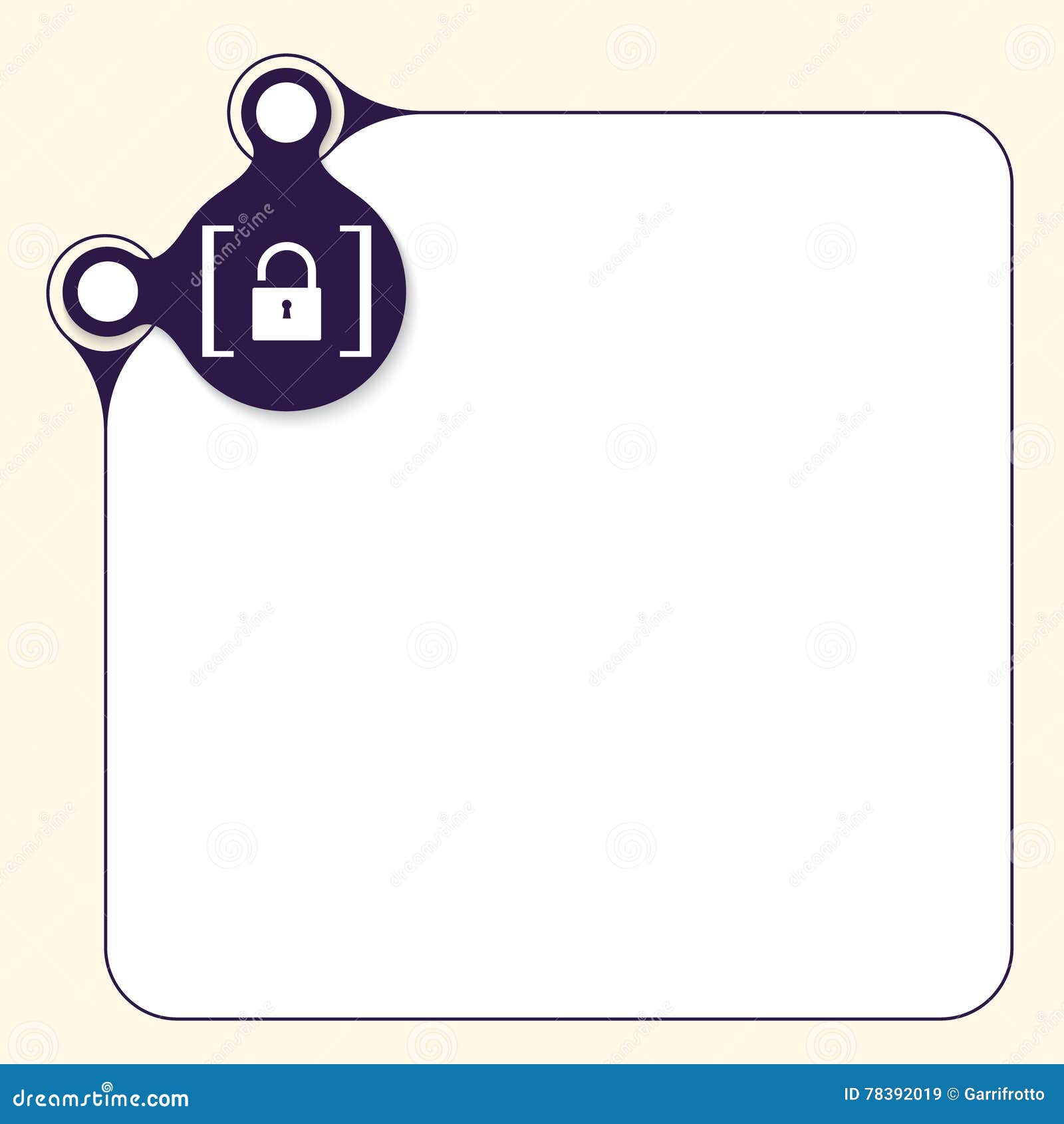 Padlock symbol stock vector. Illustration of concept - 78392019