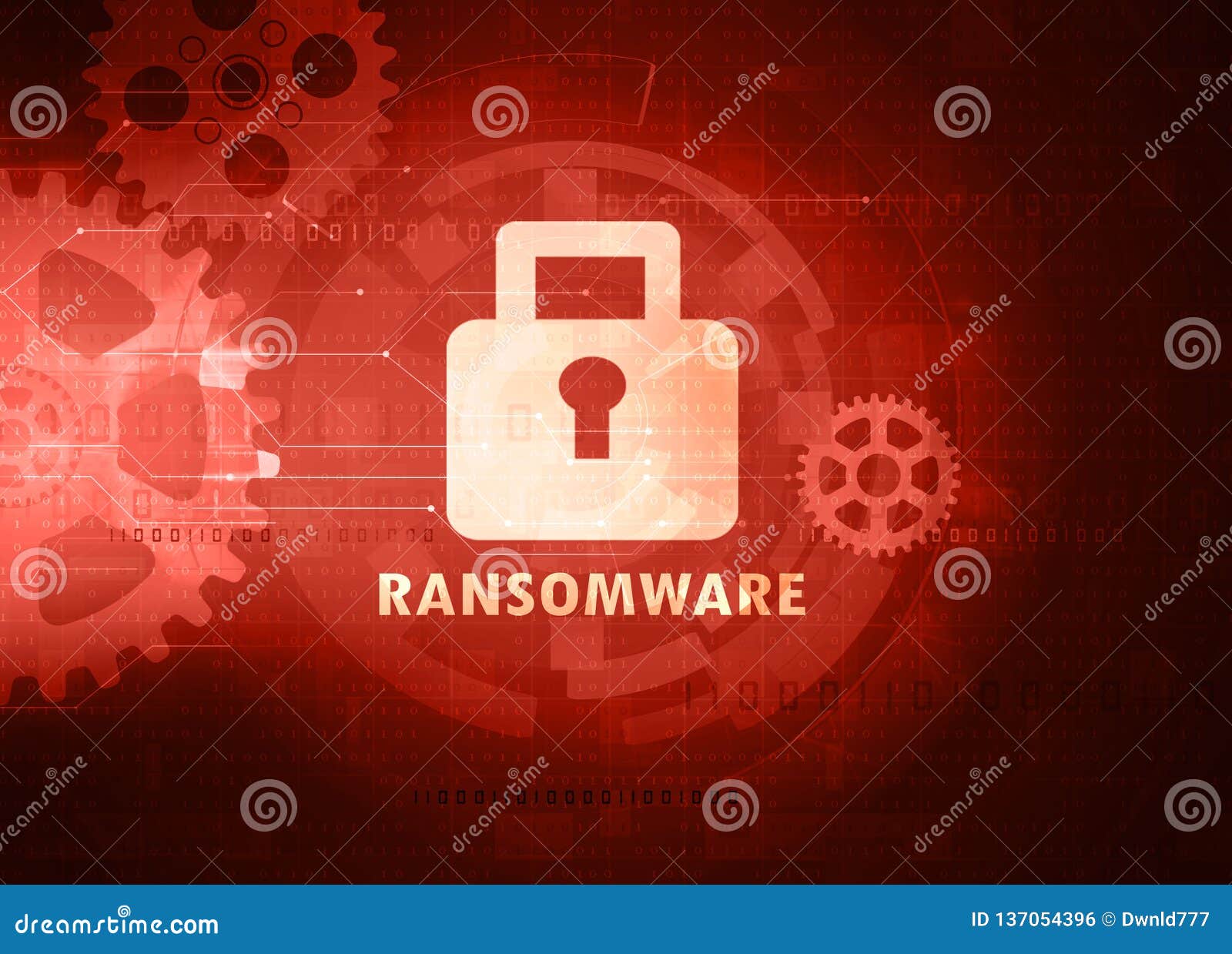 The Word Ransomware On The Background Of The World Map Cartoon Vector ...