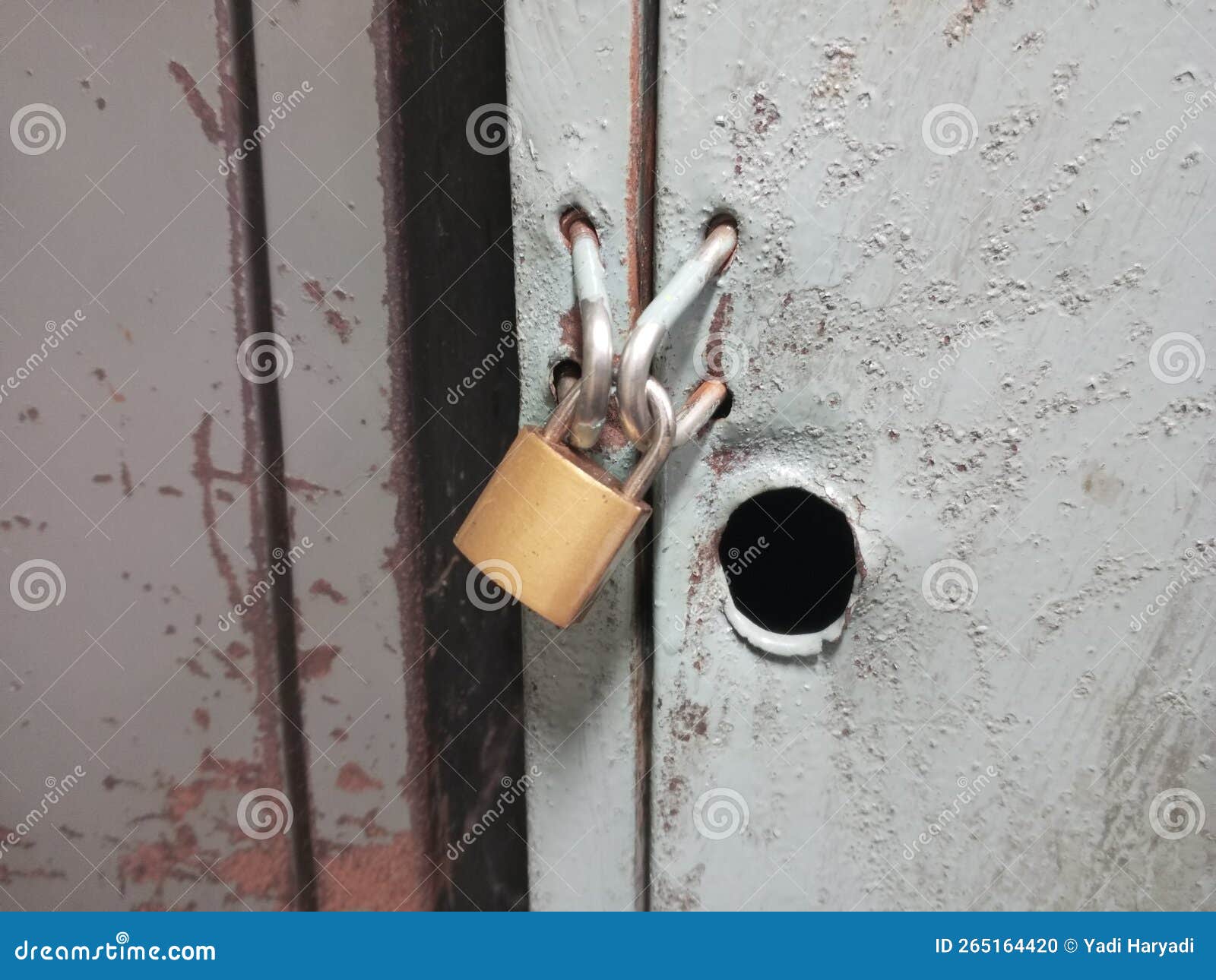 A Padlock To Lock Valuables so they Don& X27;t Get Lost Stock Photo ...