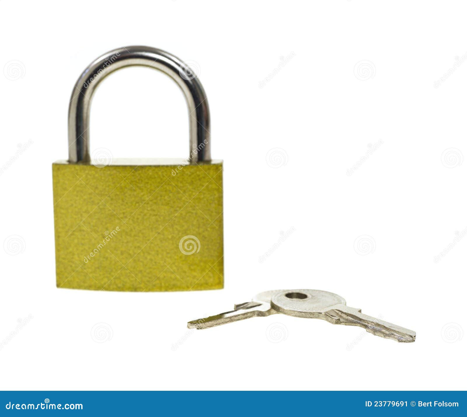 Padlock with two keys stock image. Image of chrome, security - 23779691