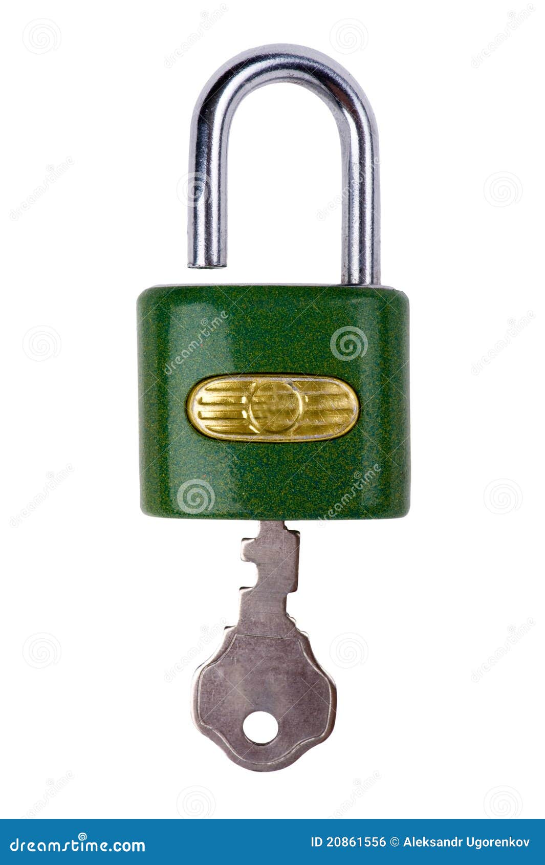 Padlock on white stock photo. Image of padlock, yellow - 20861556